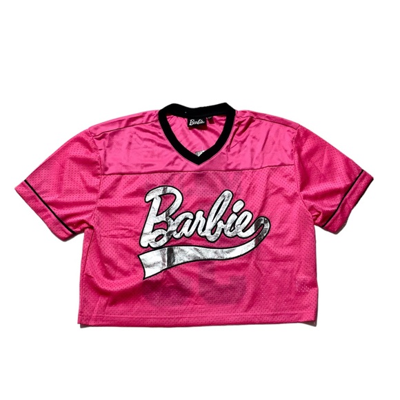 Barbie | Tops | Barbie Crop Top Jersey | Poshmark